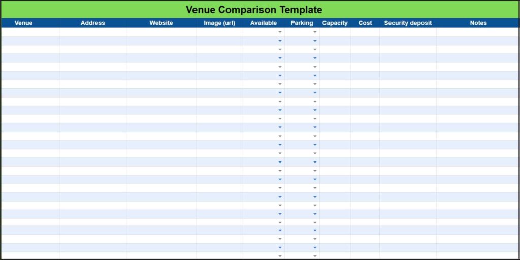 16 Must-Have Event Planning Templates: Free and Customizable - Rent2Way