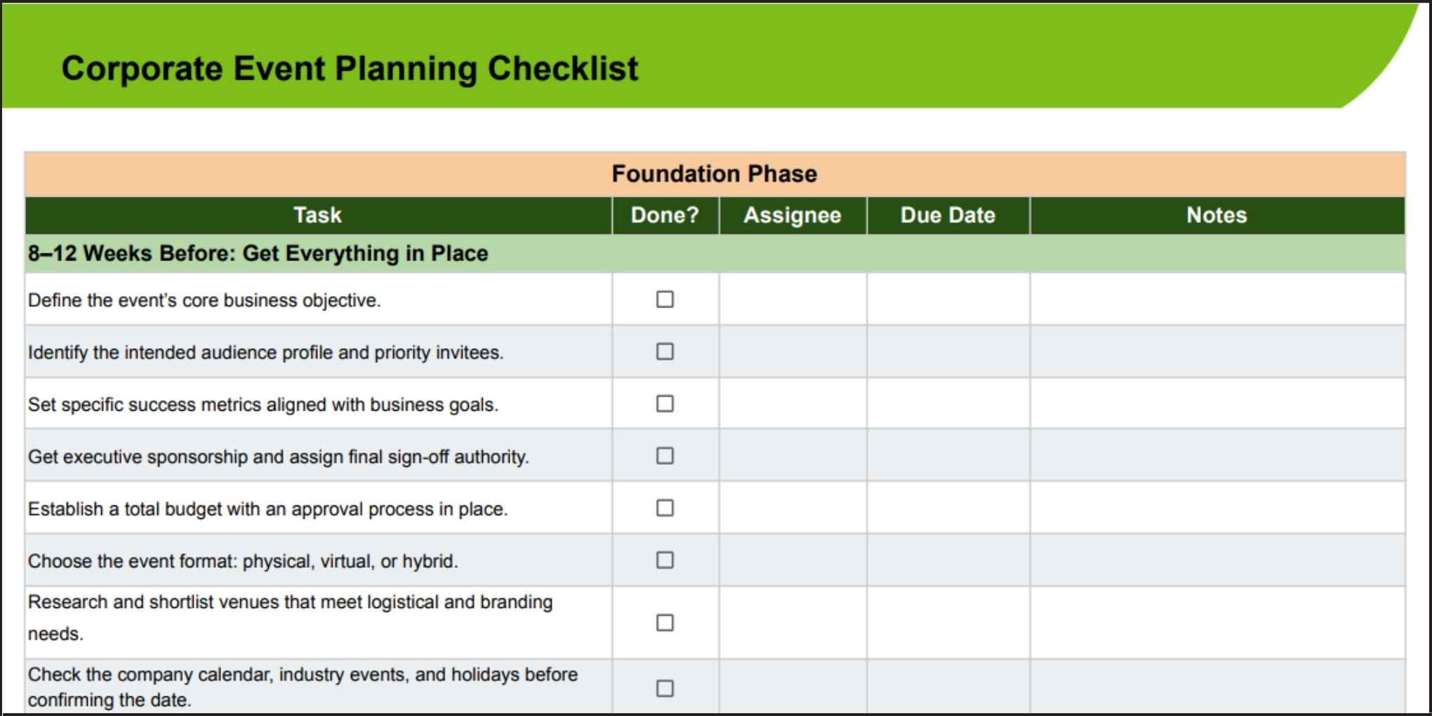 Ultimate Corporate Event Planning Checklist for Maximum ROI (FREE ...